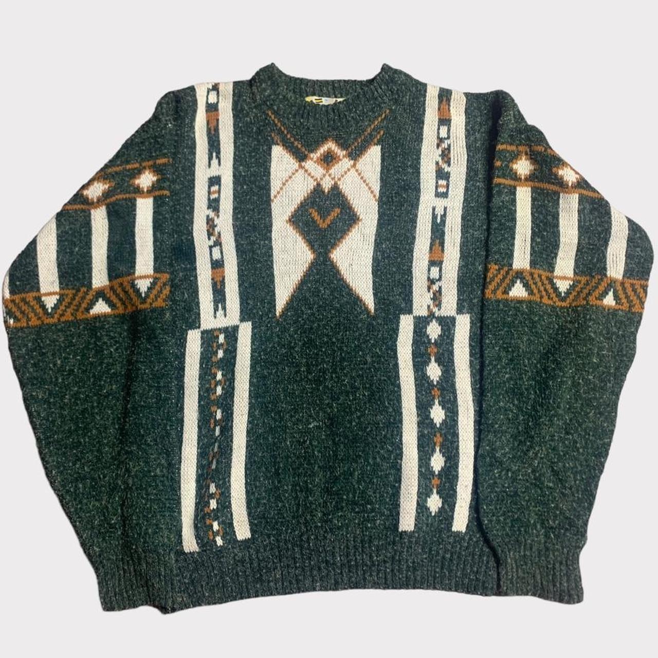 Vintage Cosby Sweater. Brand- Cube Size Small Pit... - Depop