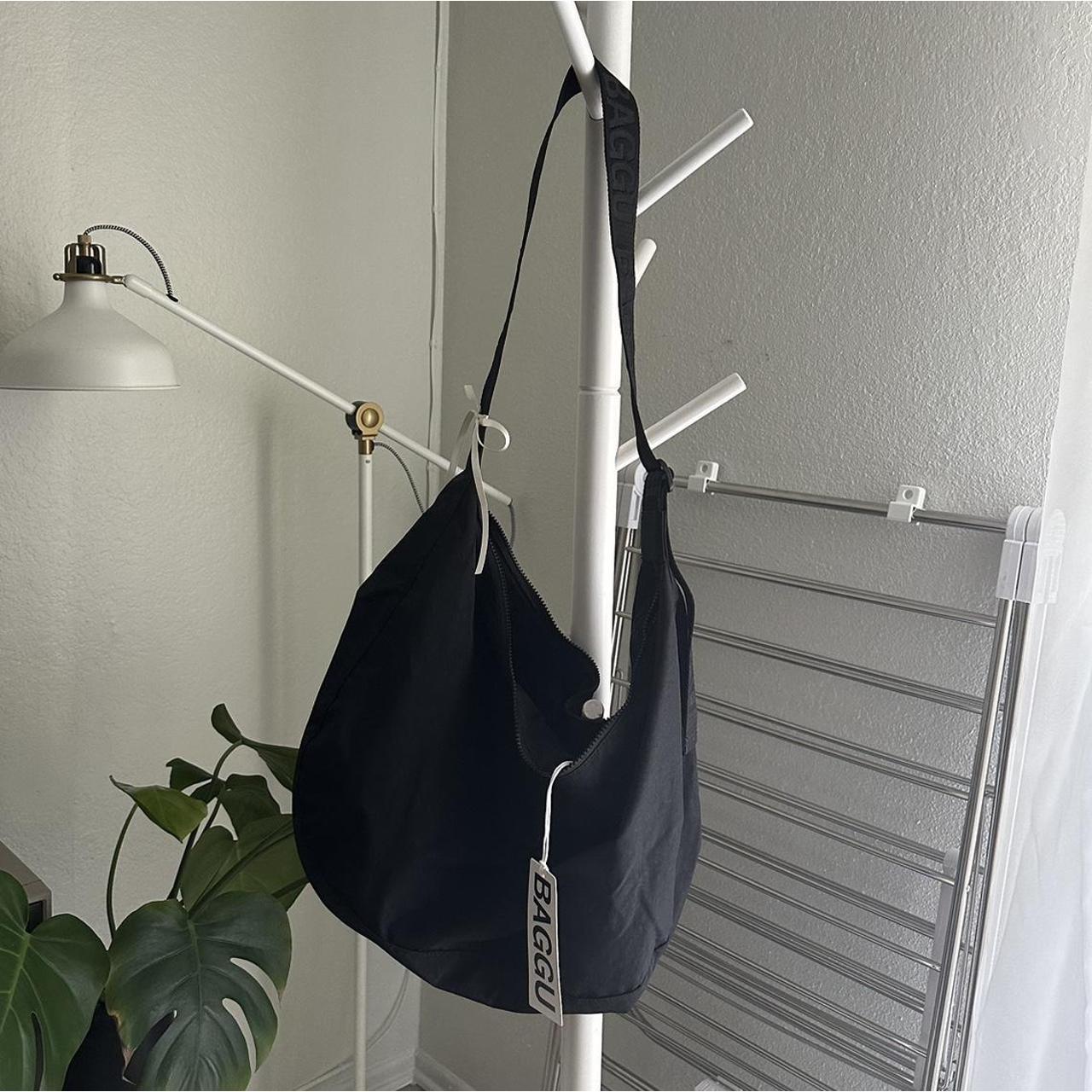 LARGE Baggu Crescent bag in Black! Brand new with... - Depop