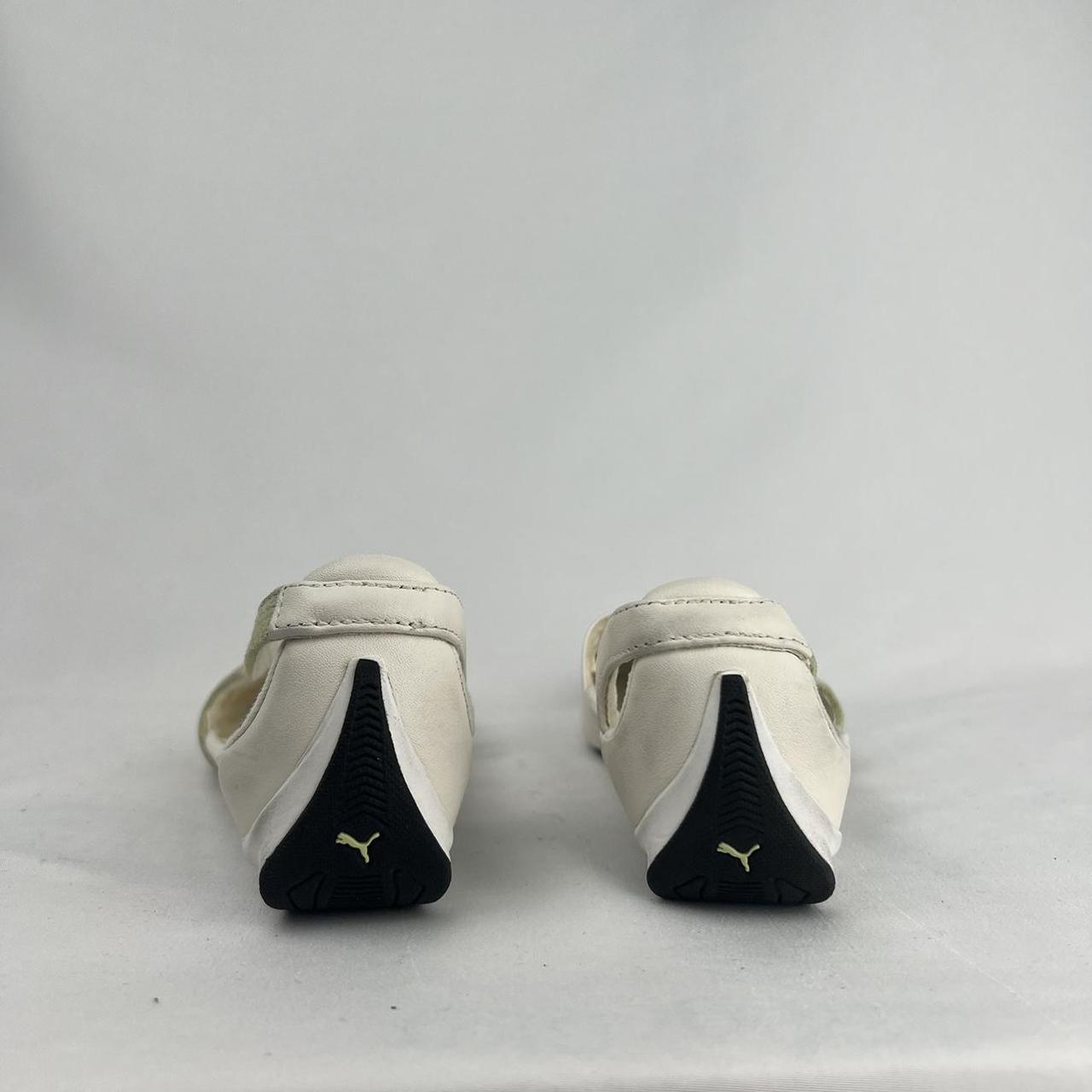 PUMA BALLET FLATS Original 90s leather & suede... - Depop