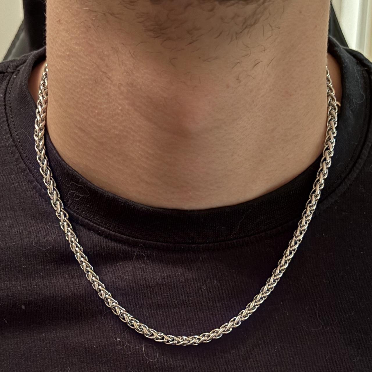 Craftd London 50cm 5mm Wheat Chain. Never worn,... - Depop