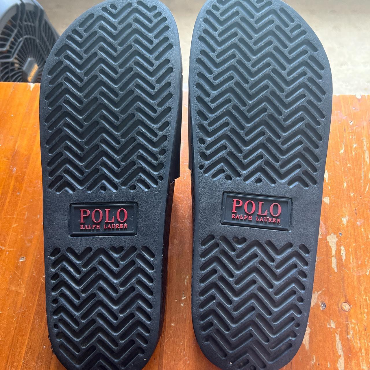 Brand new Ralph Lauren Polo slides. Only worn to try... - Depop