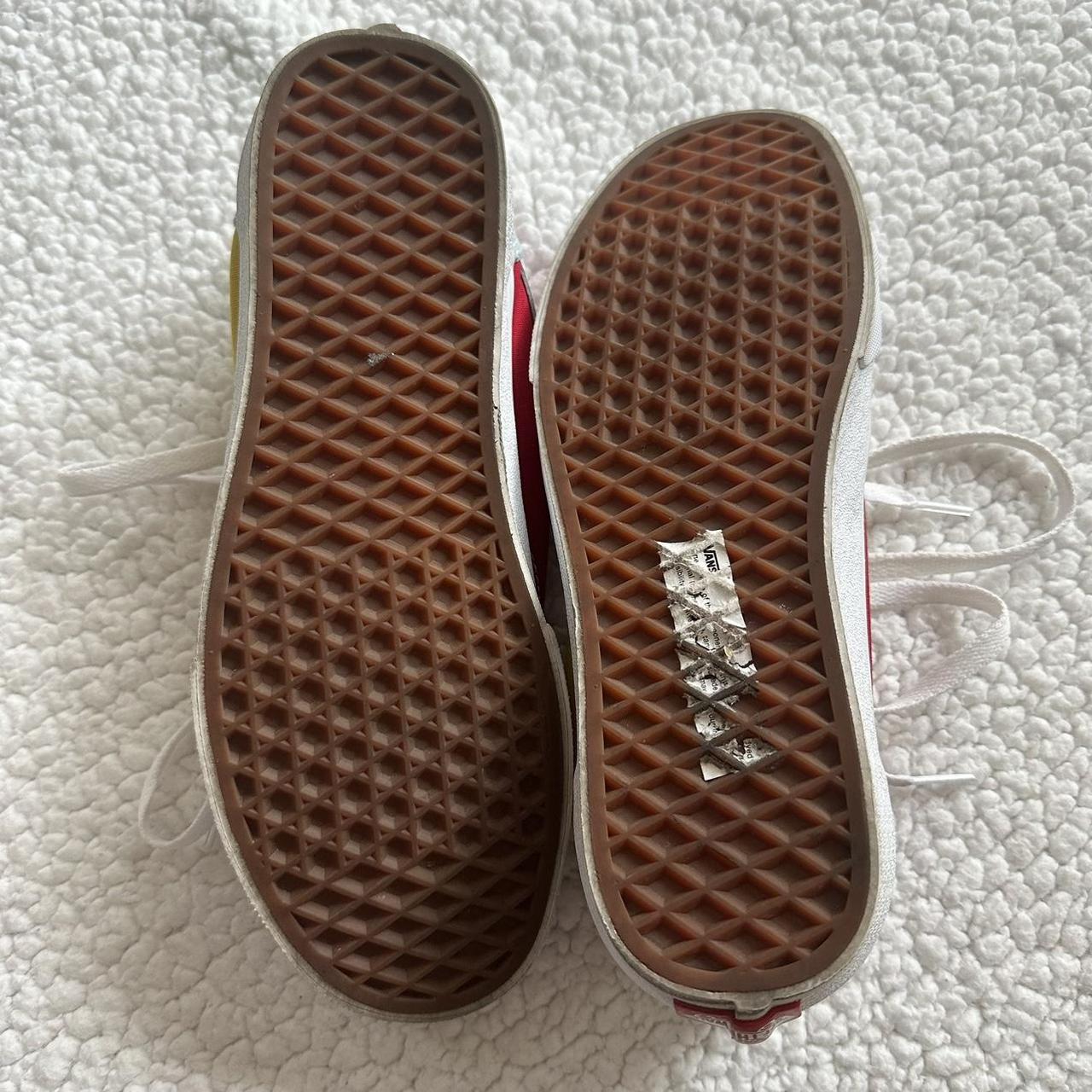 Women’s size 9 Vans, color blocked, worn twice - Depop