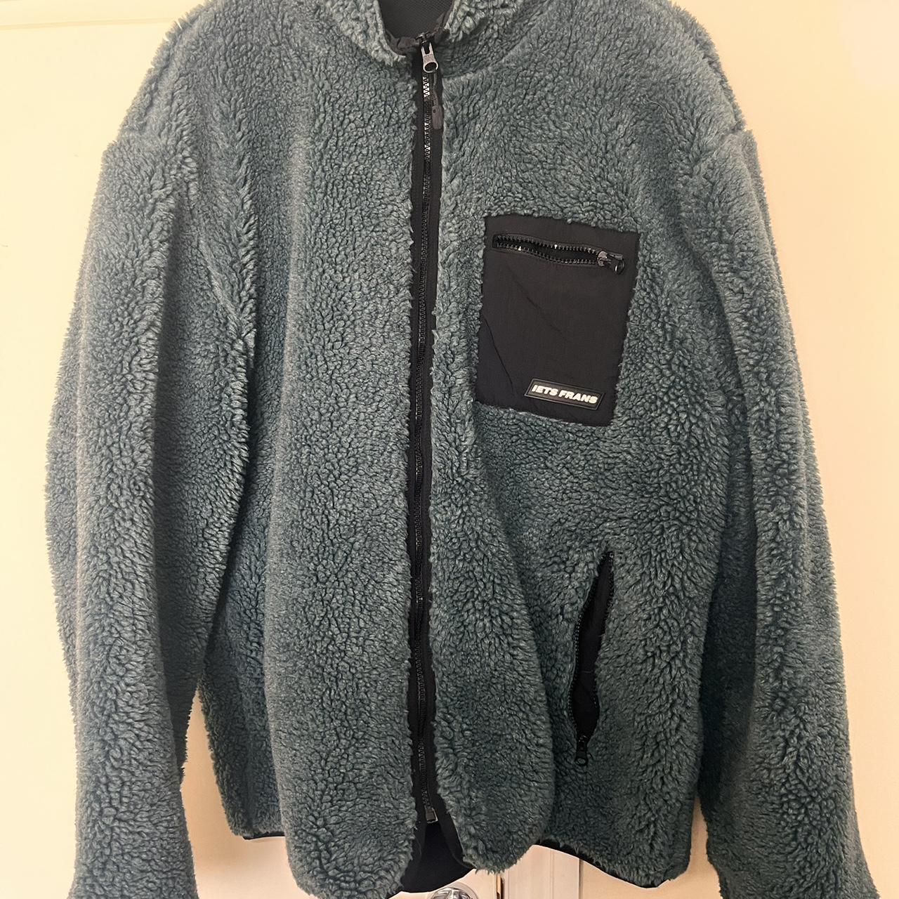 UO Blue Borg Jacket - Size XXL - £30 #UO... - Depop