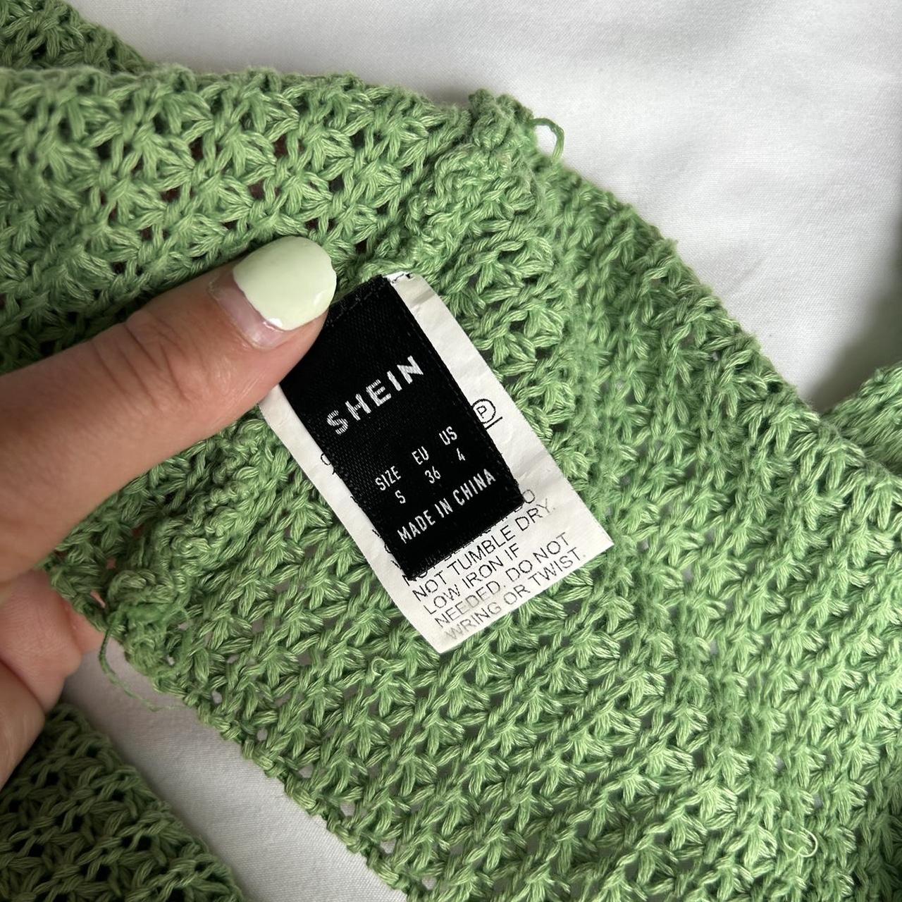 Green knitted set - super cute! Worn a few times but... - Depop