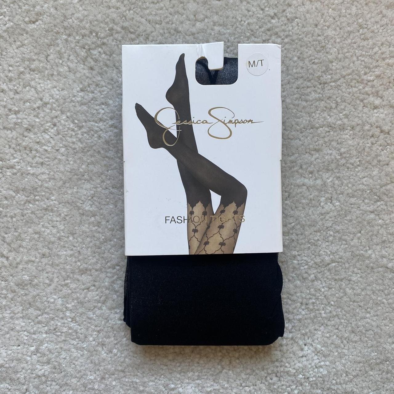 Jessica Simpson fashion tights / stockings .. opaque... - Depop