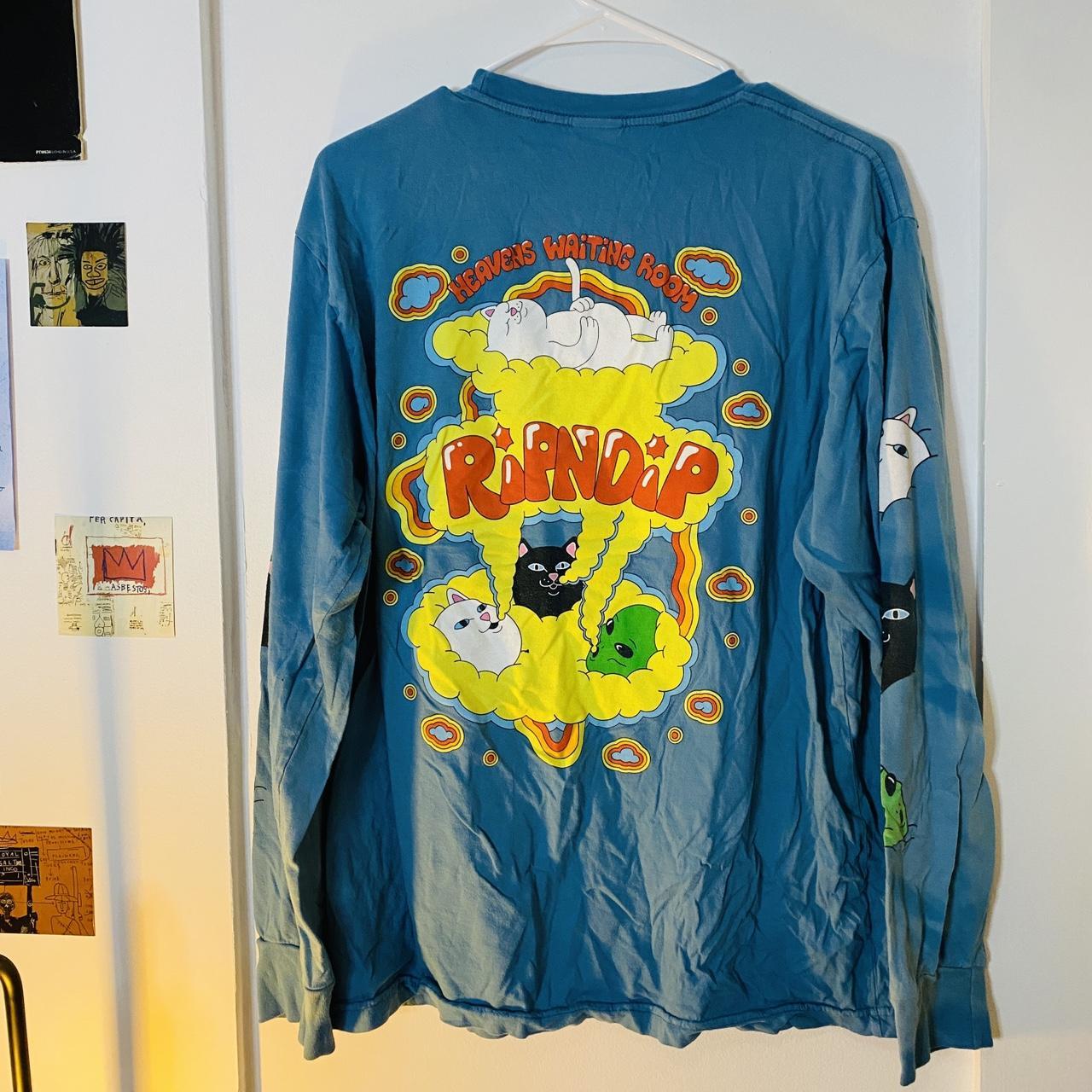 Ripndip Graphic Skater Long Sleeve Ripndip Heaven’s... - Depop