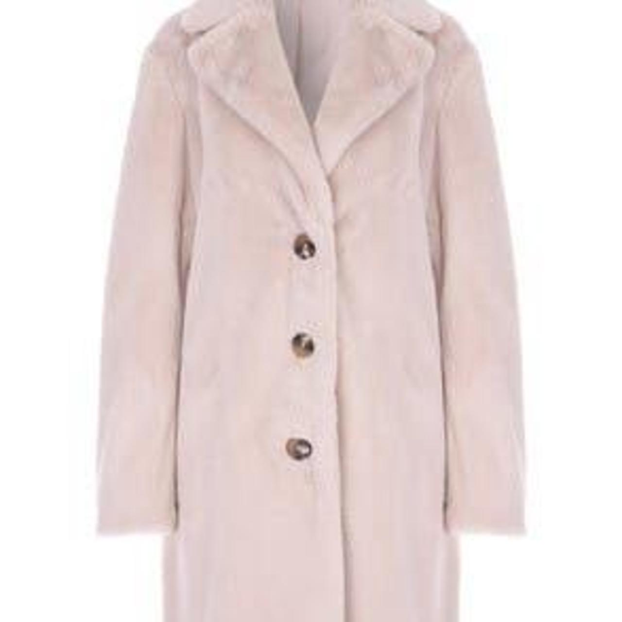 Peacocks Womens Cream Coat Depop