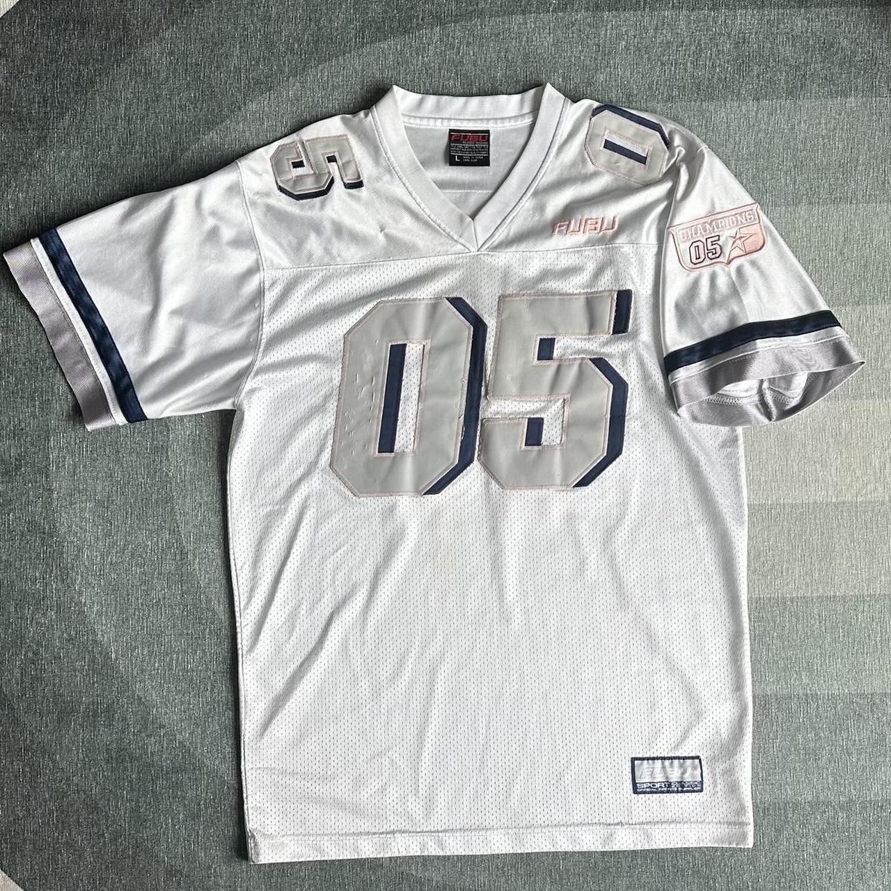 Vintage Fubu Football jersey. Size large. Rate... - Depop