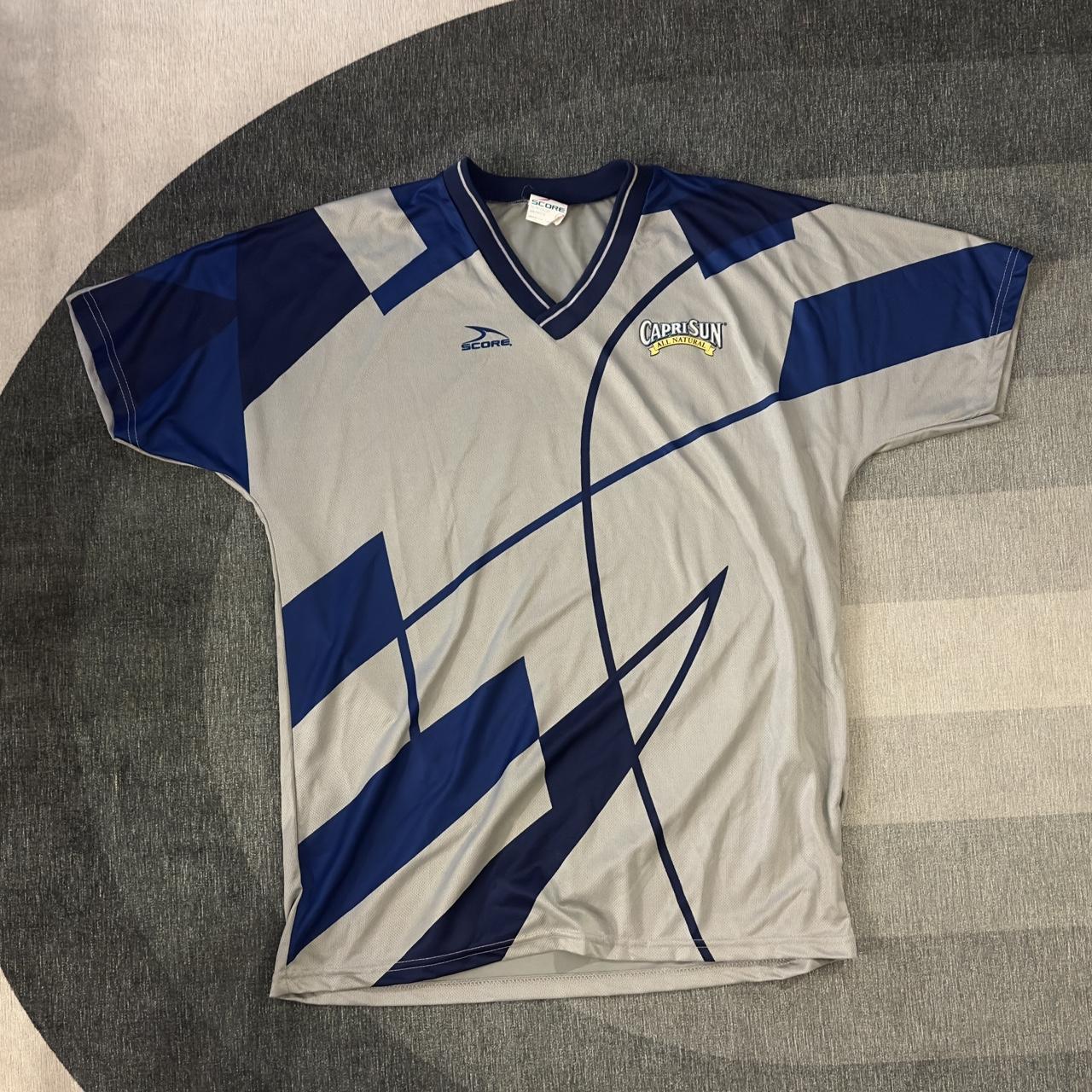 Vintage Capri Sun Score soccer jersey. Made in usa... - Depop