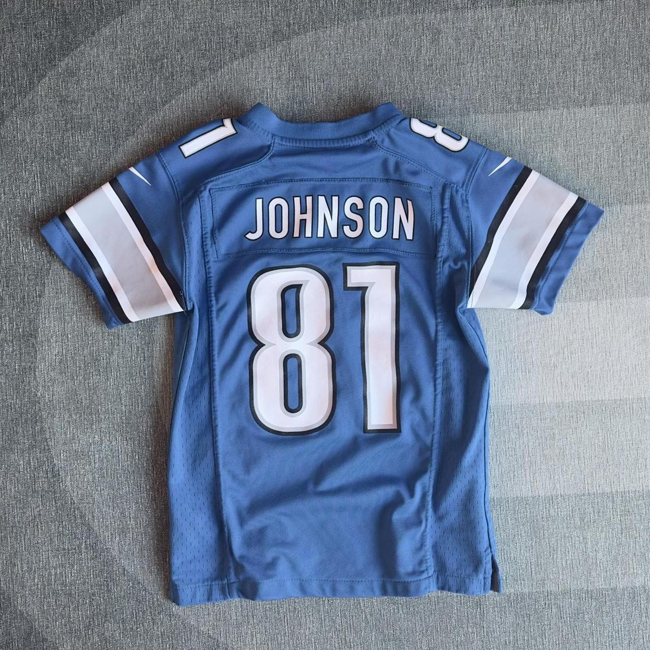 Vintage Nike Detroit Lions Calvin Johnson Jersey.... - Depop