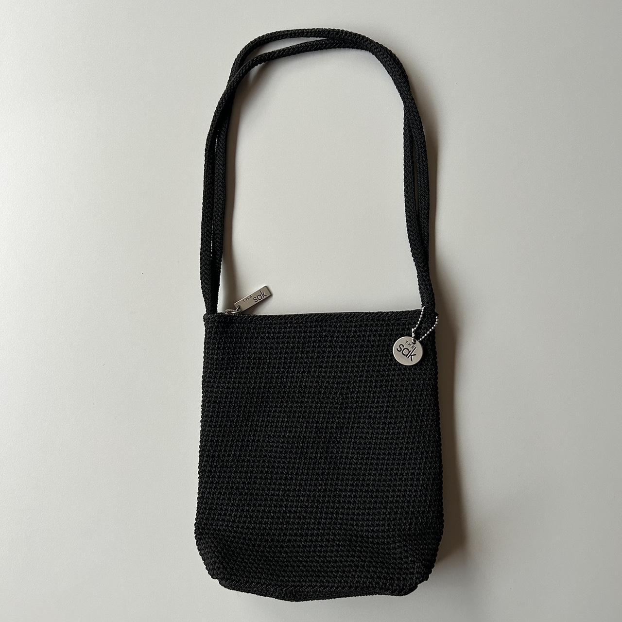 The Sak Women's Black and Silver Bag | Depop