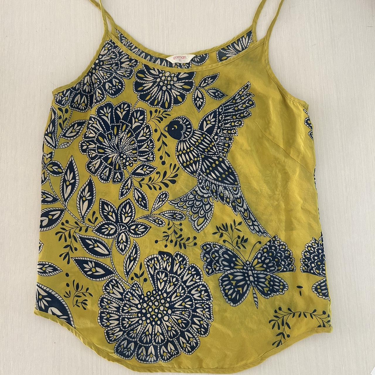 Gorman Silk cami top Size 10 Worn a few... - Depop