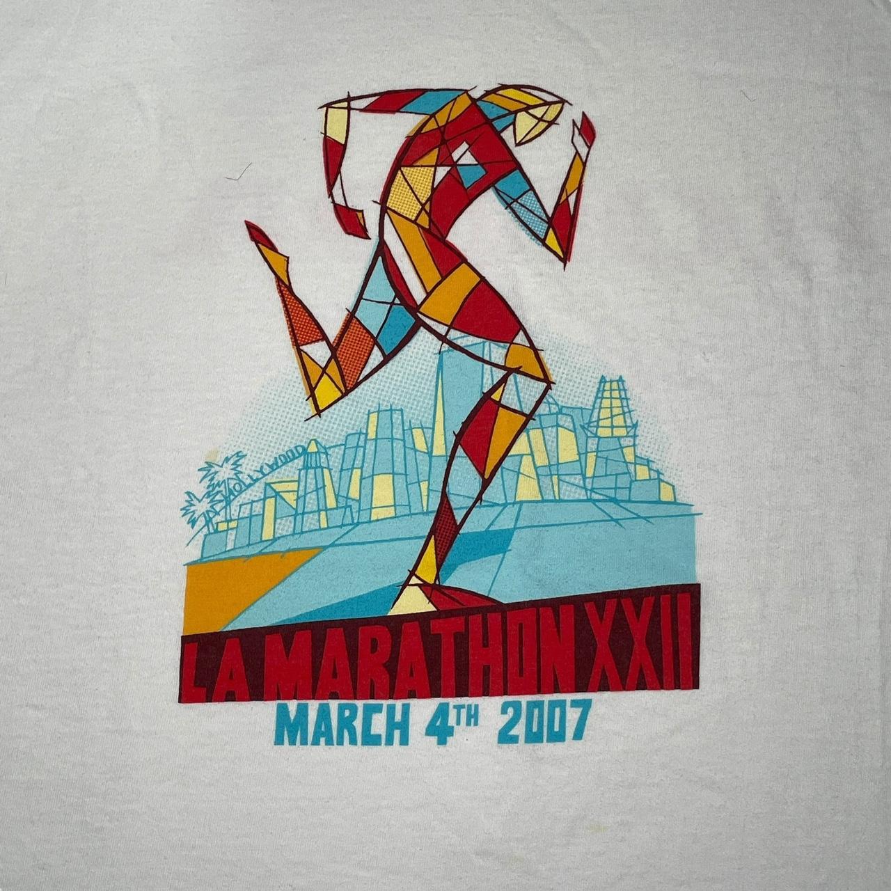 Vintage Los Angeles Marathon 2007 Tee 🏃🏽‍♂️‍ ️ 🏃🏽‍♂️‍ ️ Beautiful ...