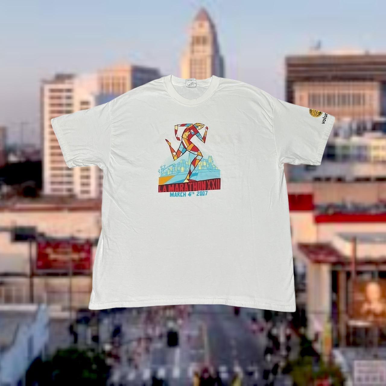 Vintage Los Angeles Marathon 2007 Tee 🏃🏽‍♂️‍ ️ 🏃🏽‍♂️‍ ️ Beautiful ...