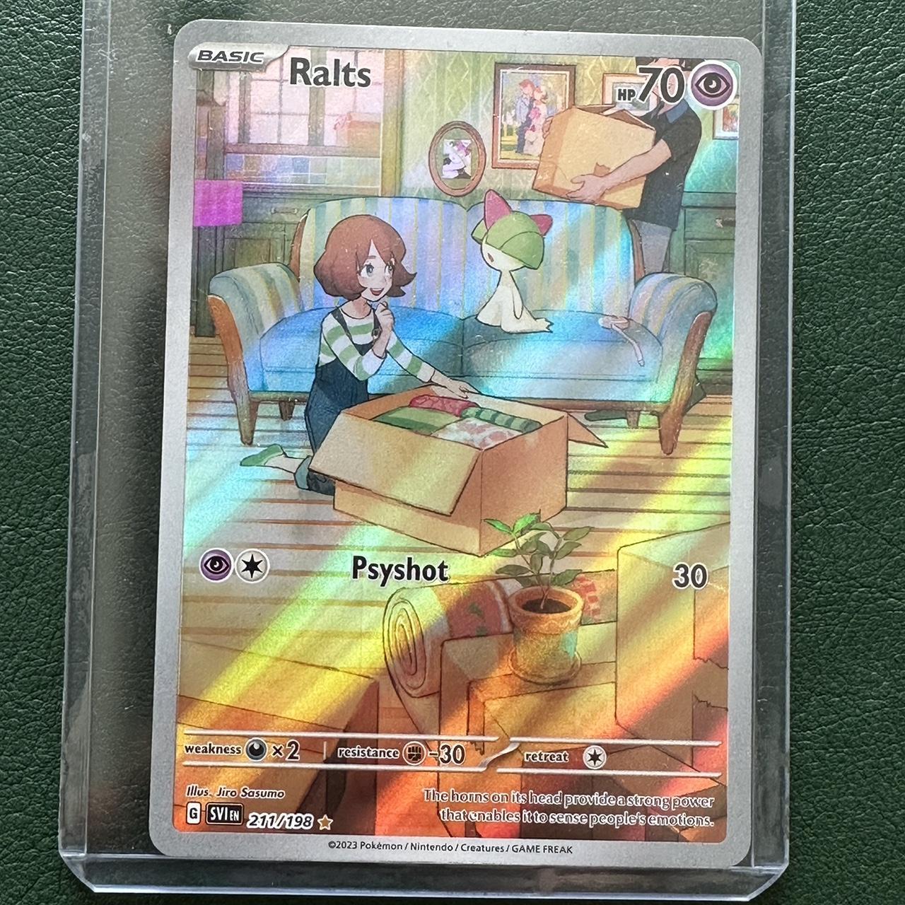 Ralts Scarlet Violet Pokémon Card! Near Mint... - Depop