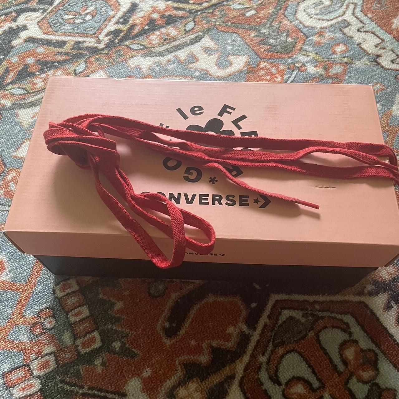 Converse Golf Le Fleur Red and Blue Low Top Suede... - Depop