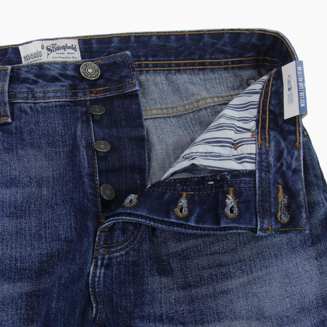The Stronghold Selvedge Denim Jeans Mens Waist 32... - Depop