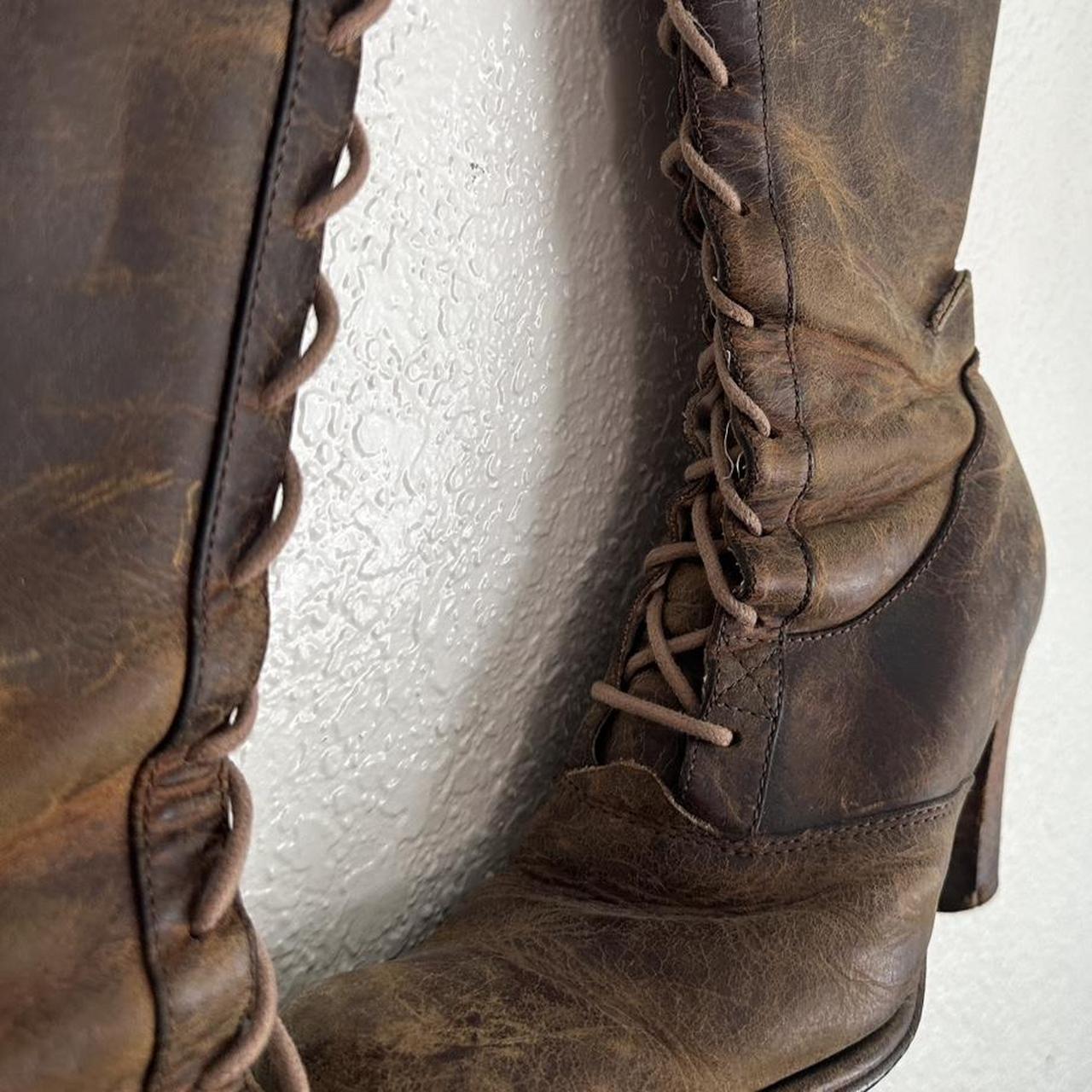 Vintage fry boots from ~2004 Beautiful vintage... - Depop