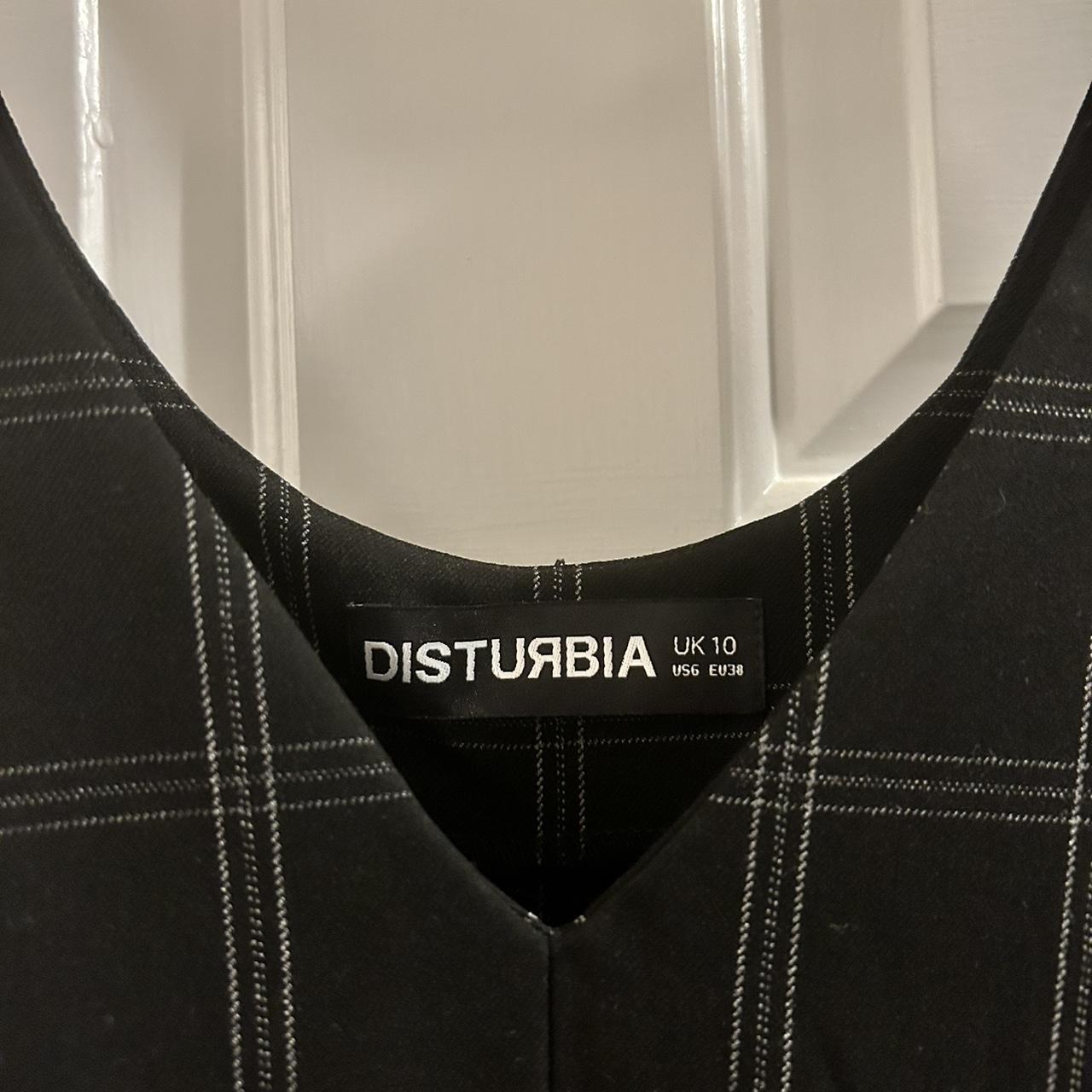 Disturbia Bonnie Pinafore dress in UK size 10 Black... - Depop