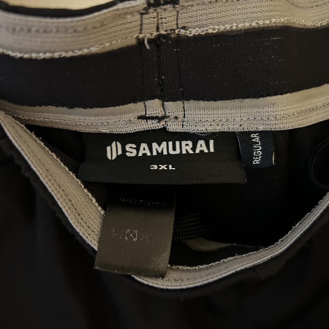 Samurai black tracksuit bottoms. Size 3xl #rugby... - Depop