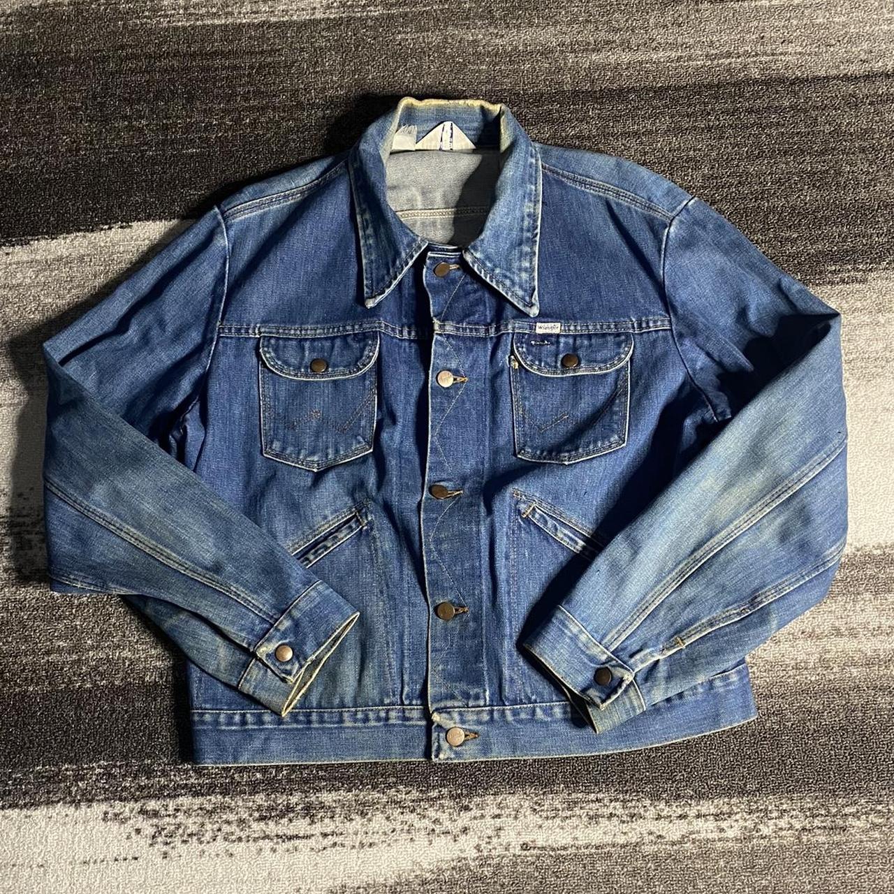 Wrangler Jean Jacket Fits Like a medium Free... - Depop
