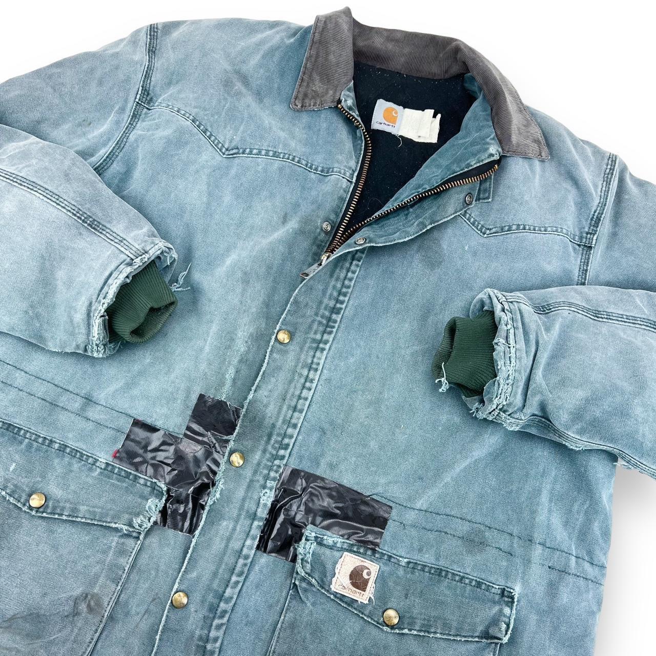 Vintage Carhartt Chore Rancher Jacket Rare hunters... - Depop