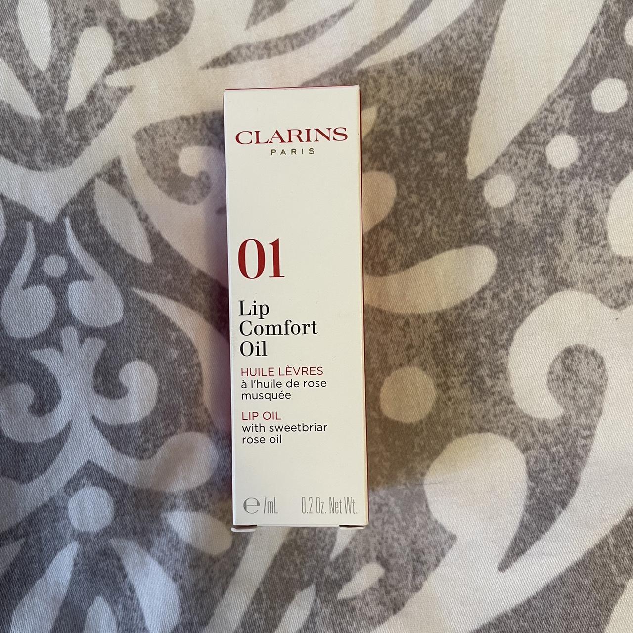 Clarins Lip Oil - Color 01 (honey) - Never... - Depop