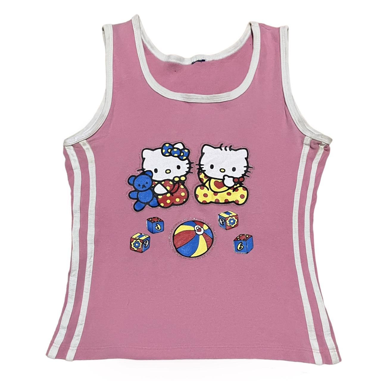 Vintage early 2000’s 90’s Hello Kitty pink sporty... - Depop