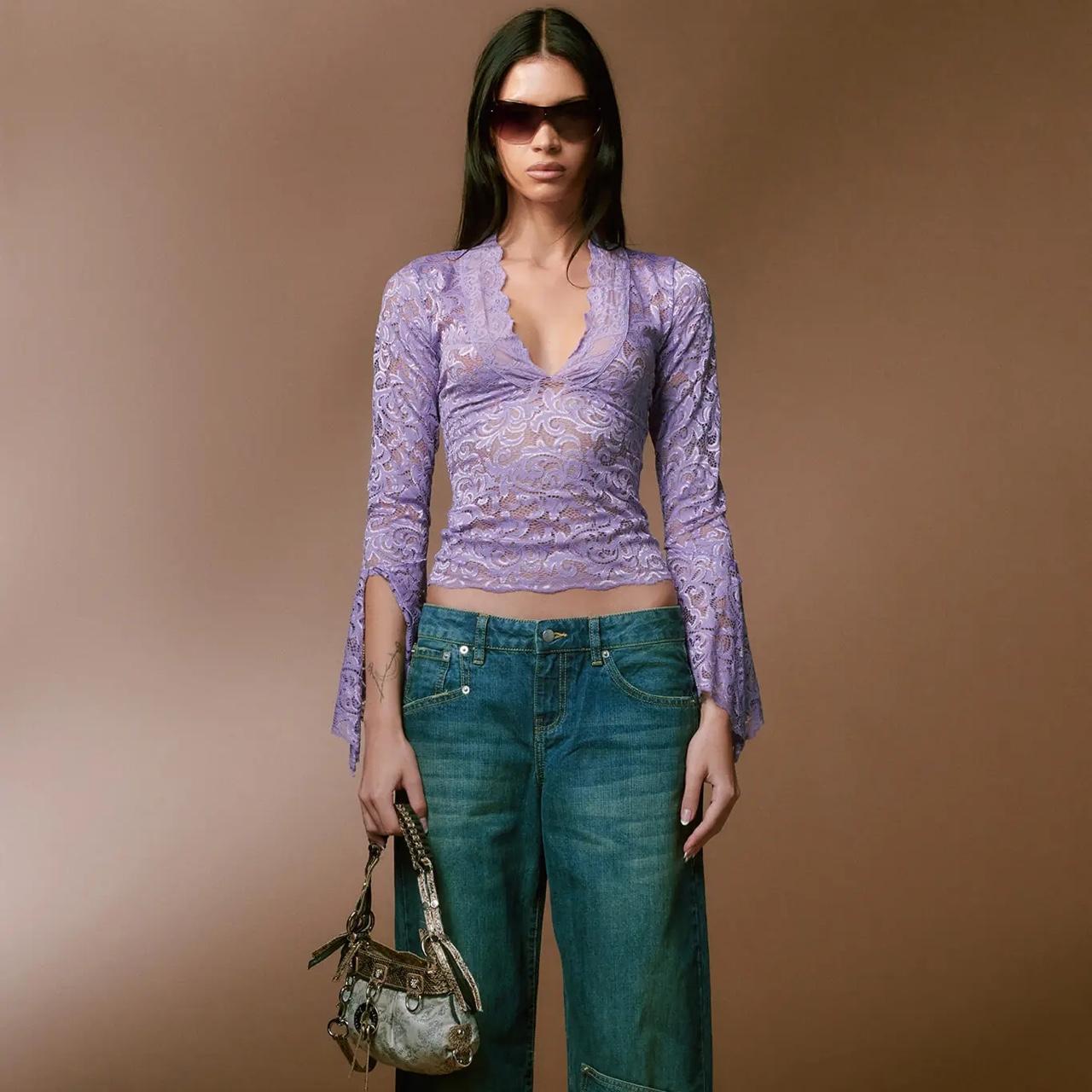 I AM GIA GEMMA TOP PURPLE BRAND NEW NEVER WORN SOLD... - Depop