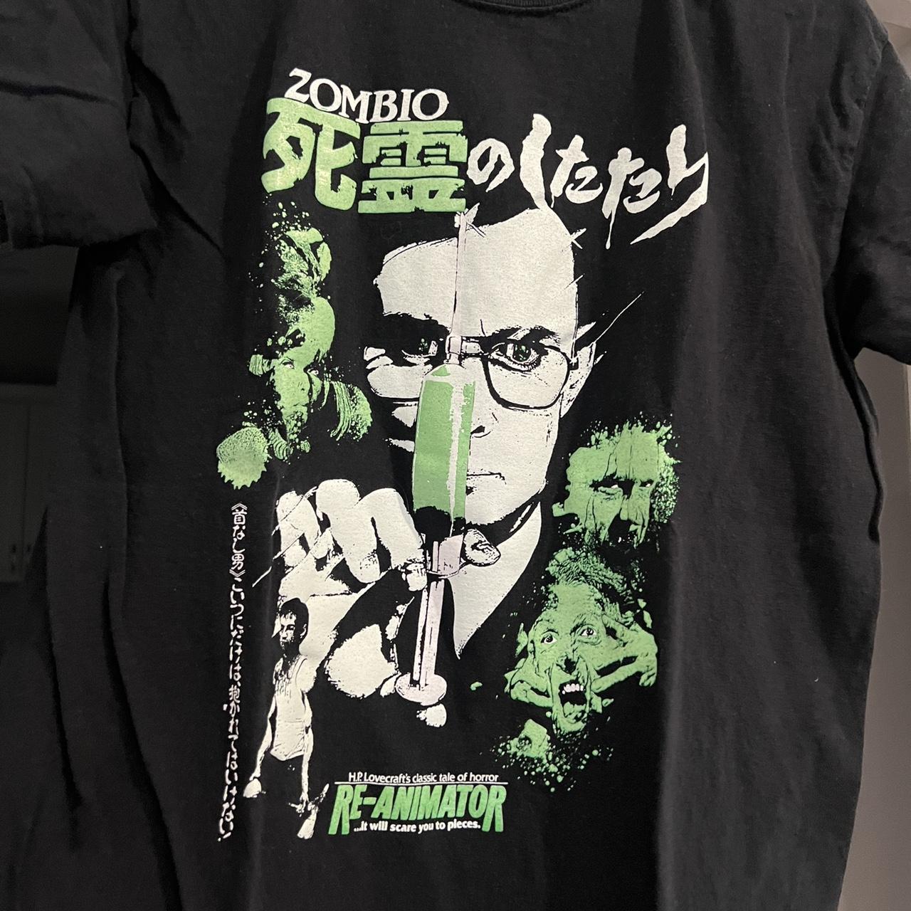 RE ANIMATOR JAPANESE HORROR SHIRT Printed on Gildan... - Depop