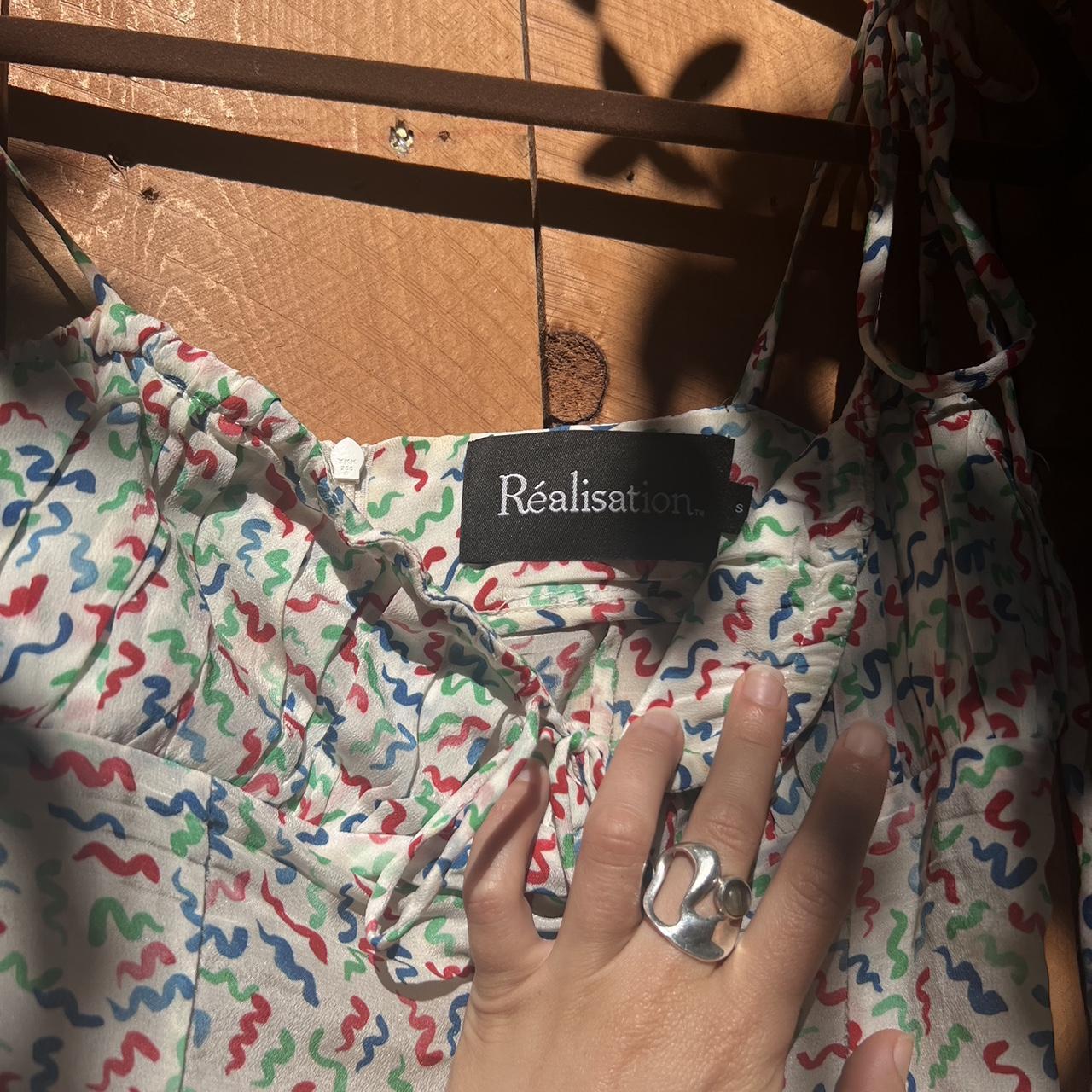 Realisation Par Devon Squiggle Top - Depop