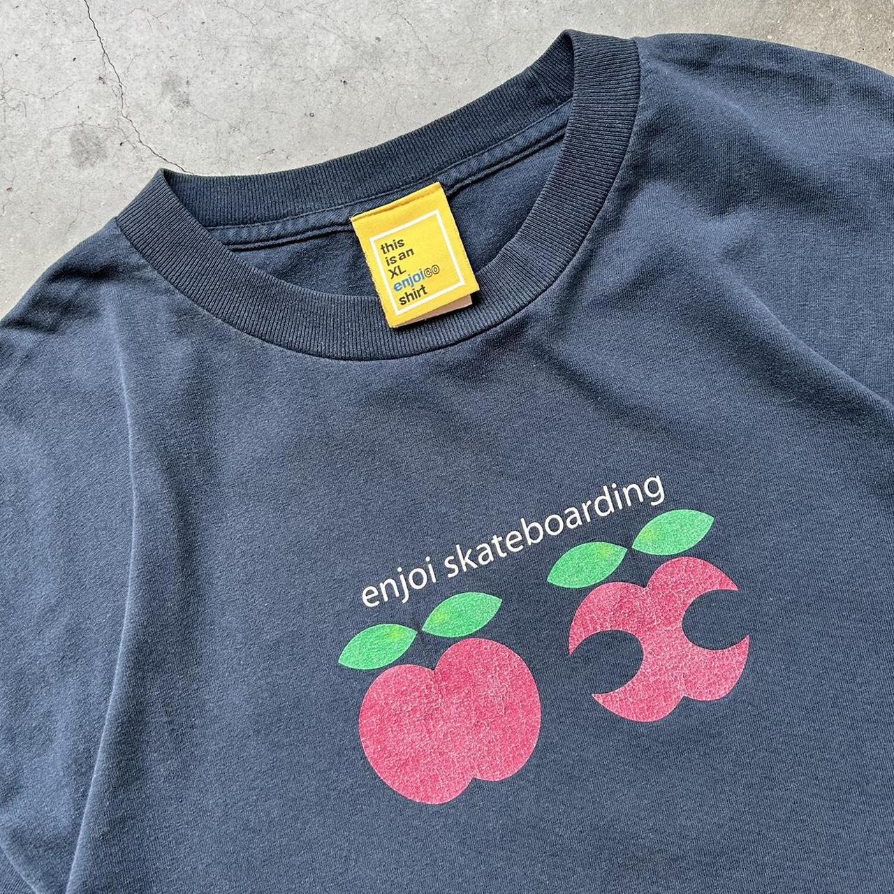 Vintage enjoi skateboarding tee. tagged an xl and... - Depop