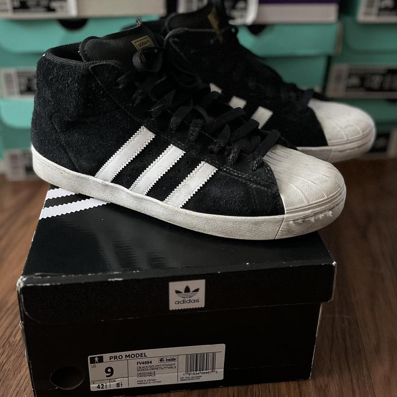 Adidas skateboarding pro model size 9 excellent... - Depop