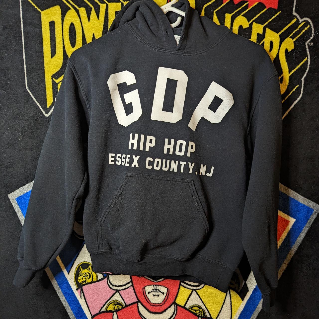 Gildan Men's Black Hoodie | Depop