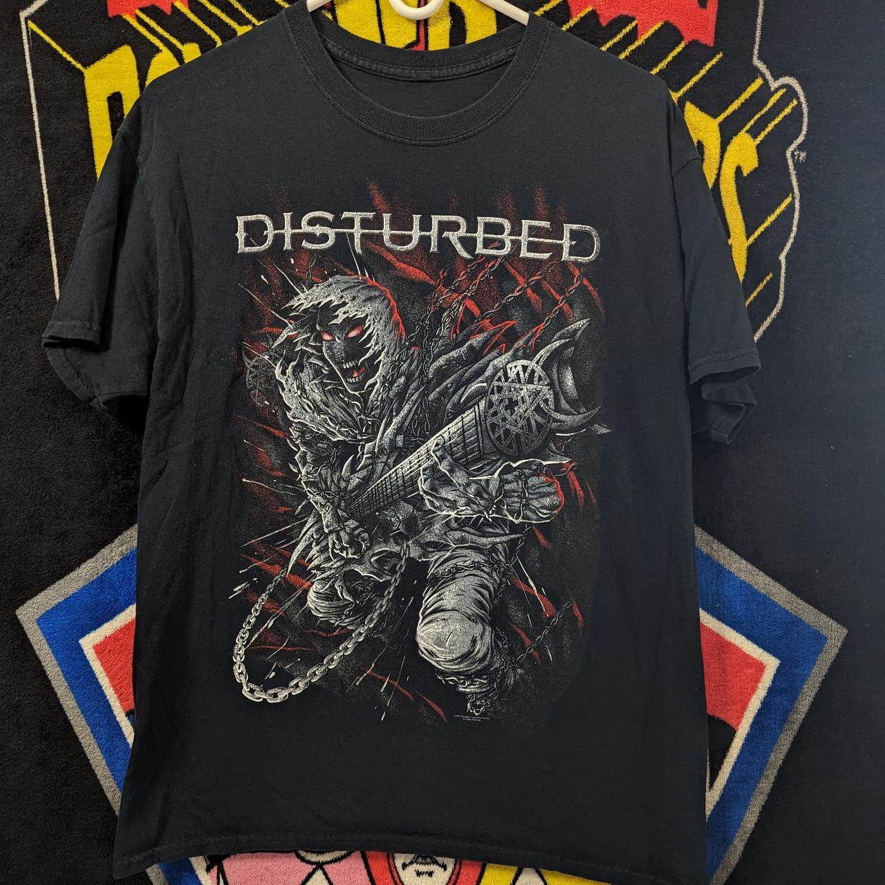 Disturbed Metal Band Black T-Shirt. In good... - Depop
