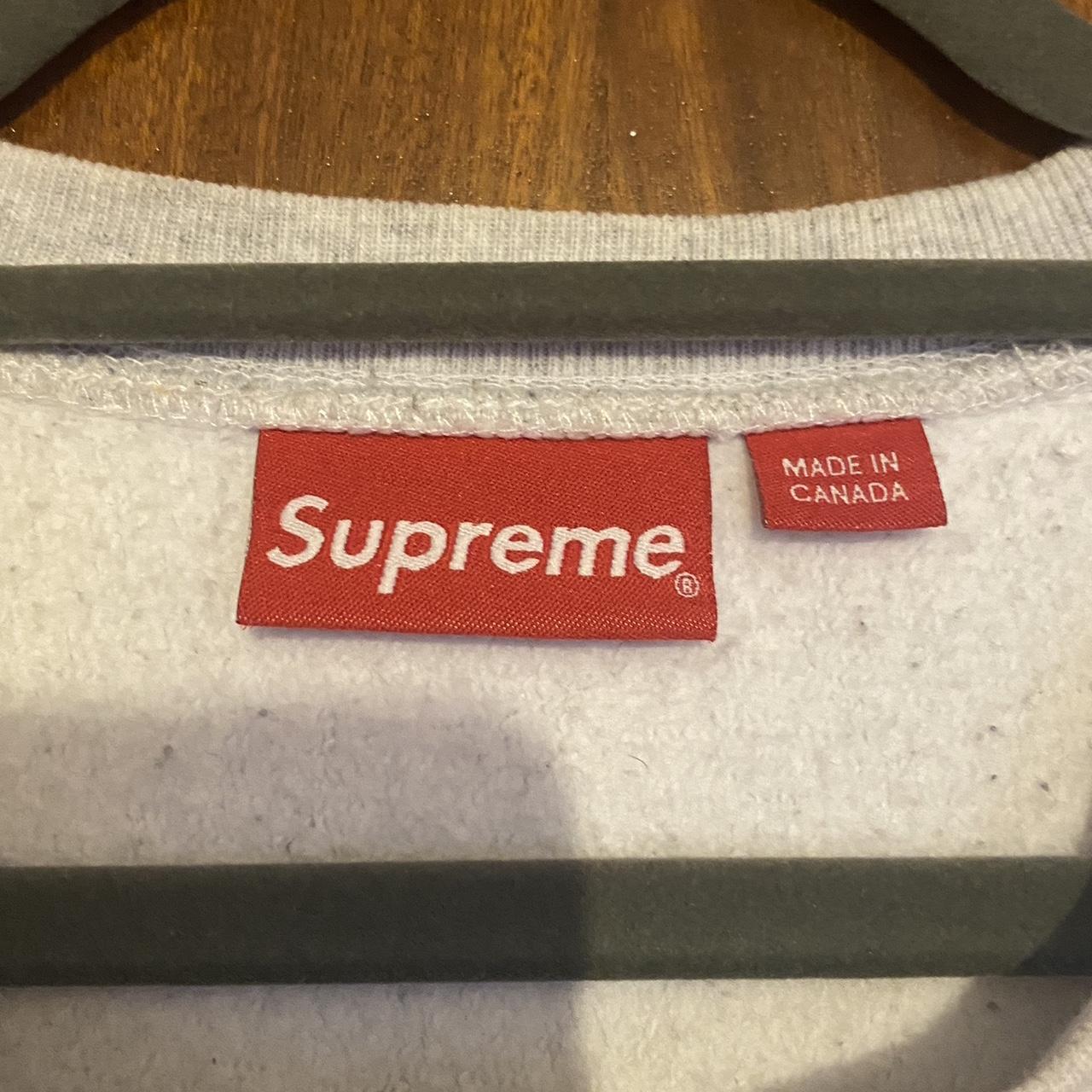 SUPREME RED & GREY BOX LOGO authentic box logo from... - Depop