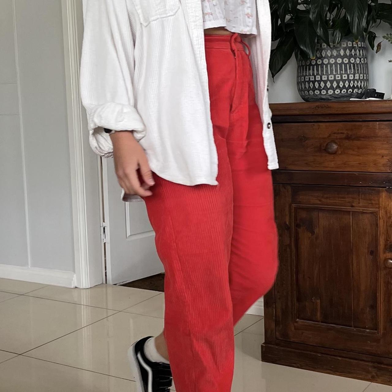 Afends red cord pants - Depop