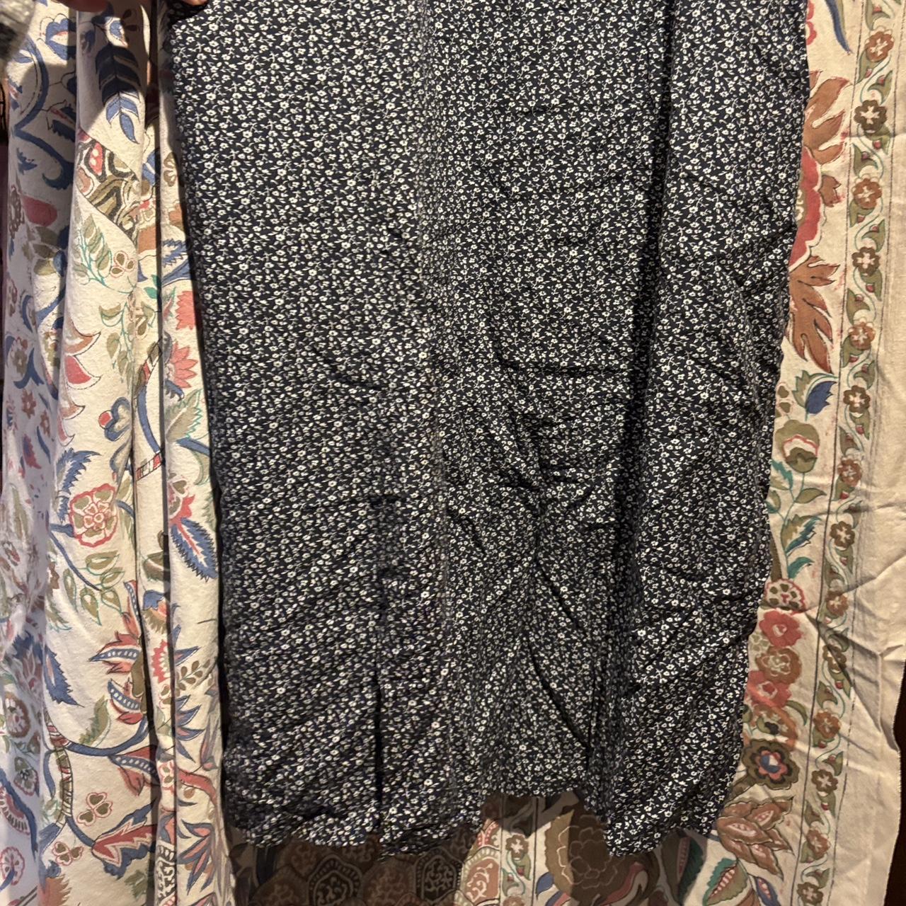 Brandy floral midi dress with adjustable waist, worn... | Depop