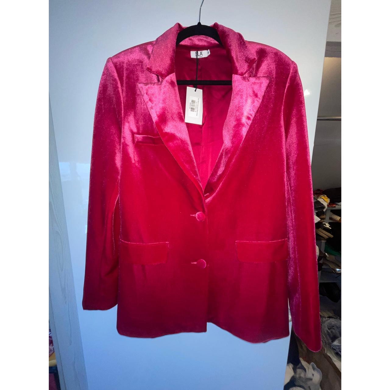 SLA the label velvet pink blazer. Brand new with... - Depop