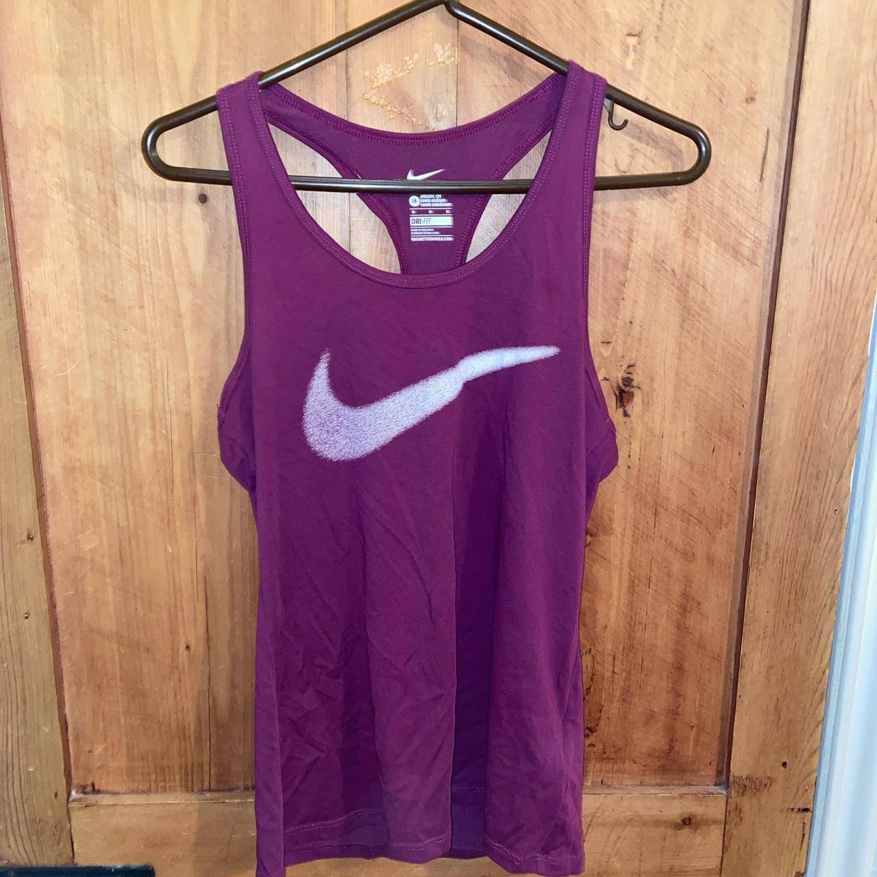 Nike running vest with racerback design. Perfect... - Depop