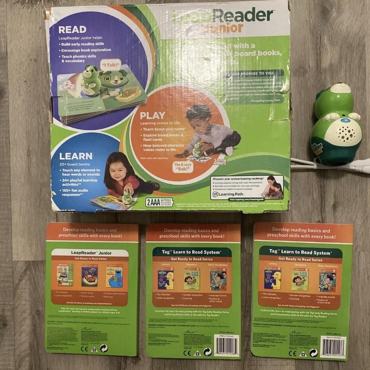 Kids learning Leap Frog Leap Reader Junior Book Toy... - Depop