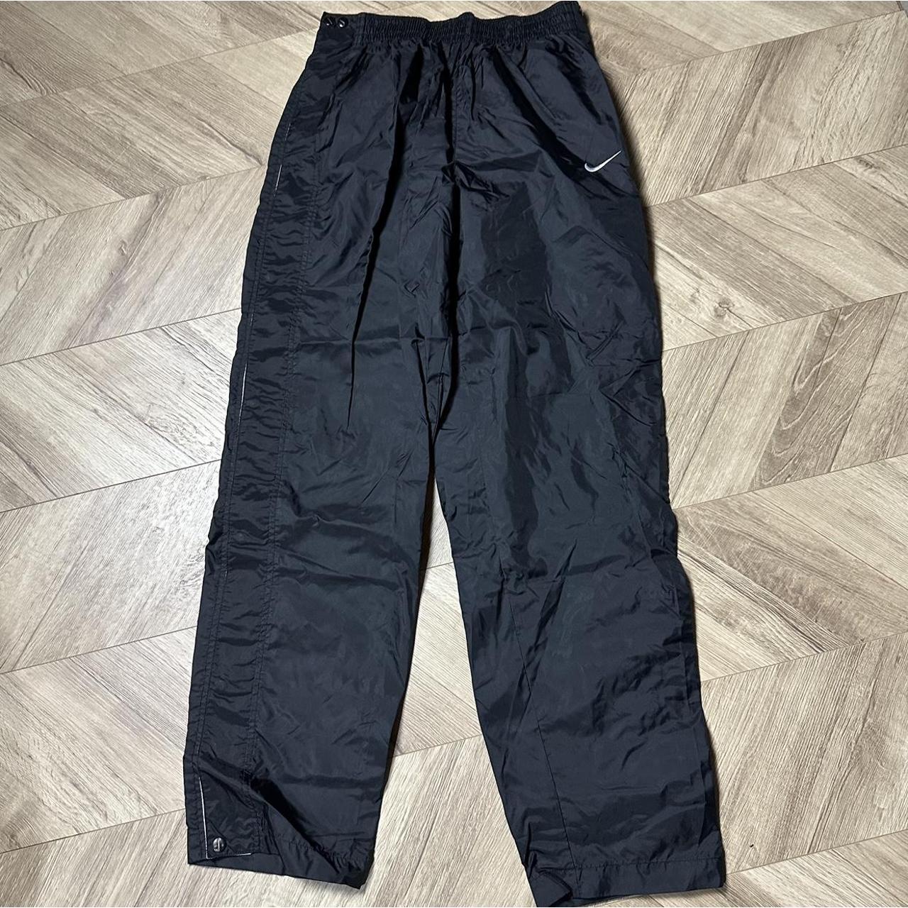 Vintage 90’s Nike Rip Away Button Side Nylon... - Depop