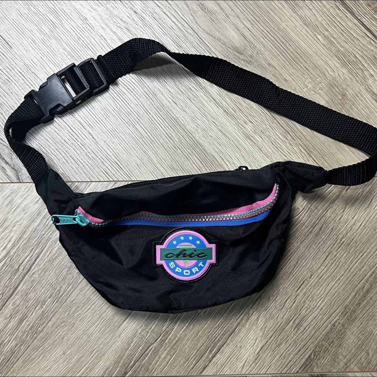 Vintage 80’s Neon Sporty Chic Sport Fanny Pack Waist... - Depop