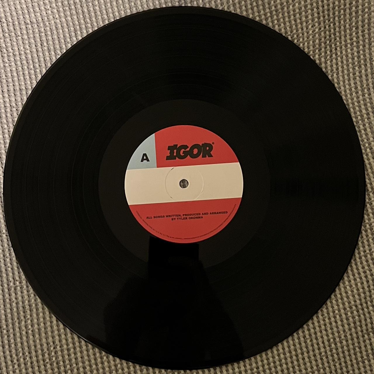 tyler the creator IGOR vinyl, never used in perfect... - Depop