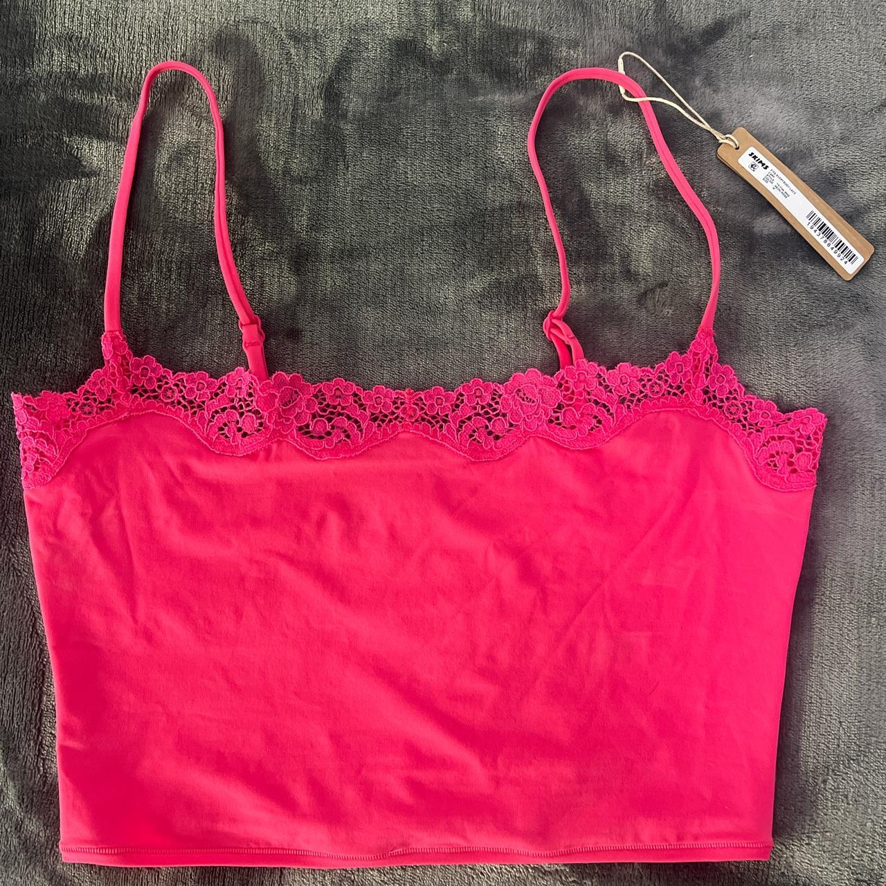 SKIMS limited edition pink tank top SIZE M No... - Depop