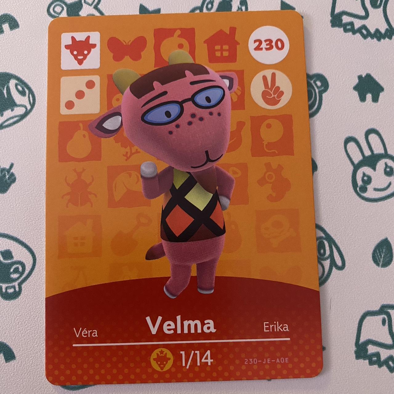 Animal Crossing Amiibo Card: Velma - Depop