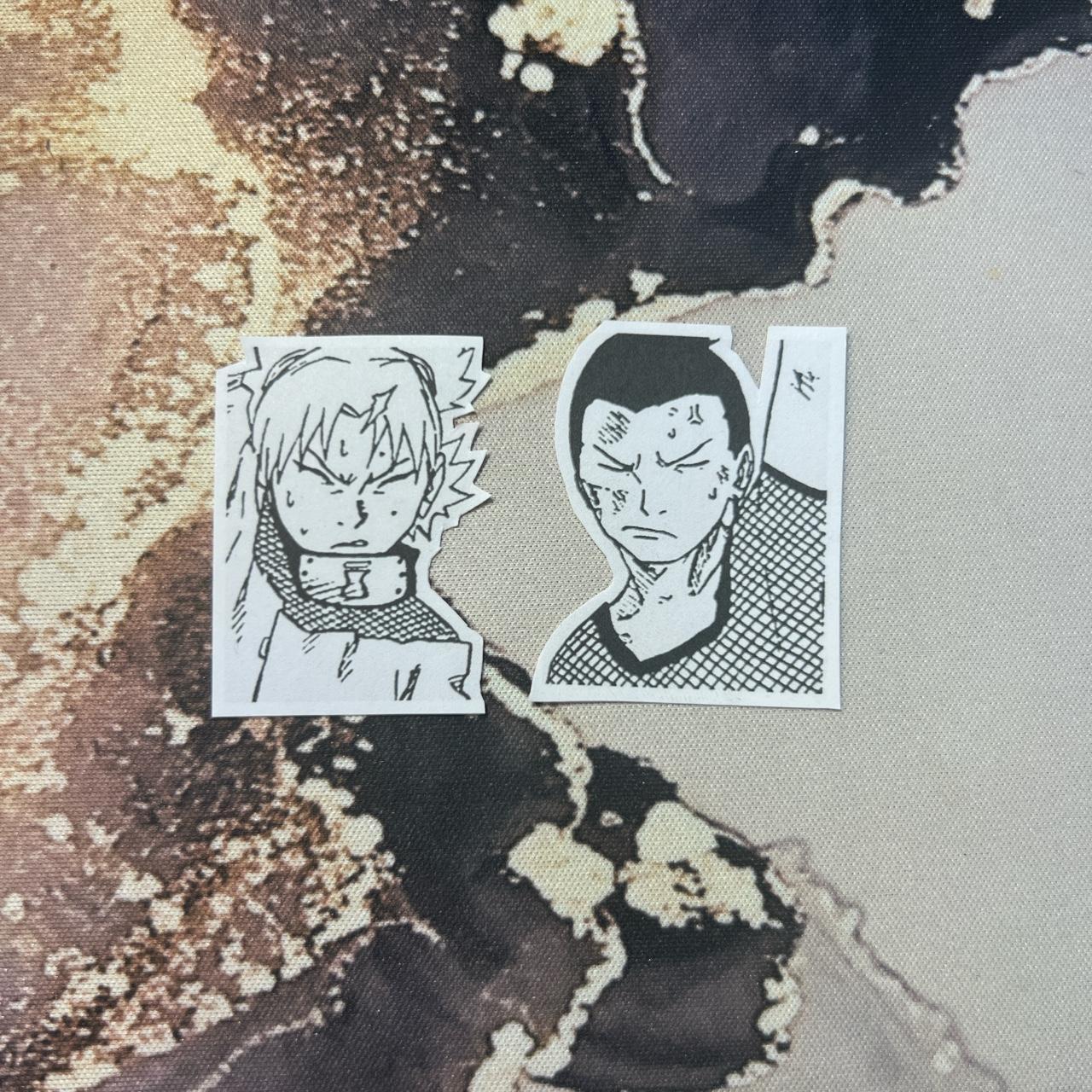 handmade shikamaru & temari sticker set💓 [NOT... - Depop