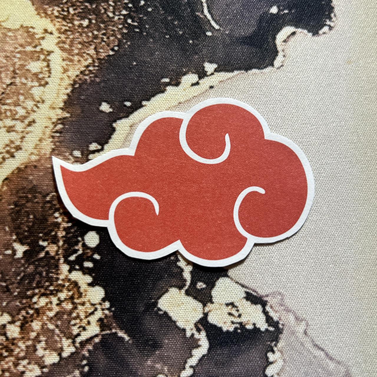handmade akatsuki cloud sticker💓 [NOT... - Depop