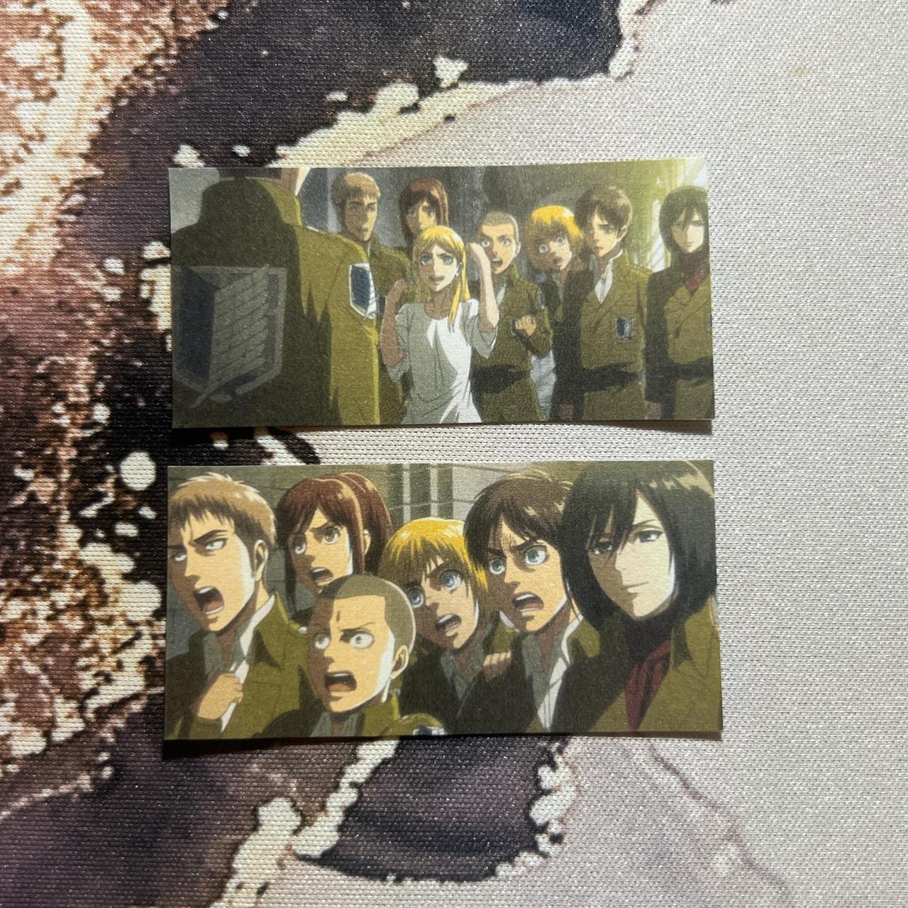 handmade attack on titan sticker set💓 [NOT... | Depop