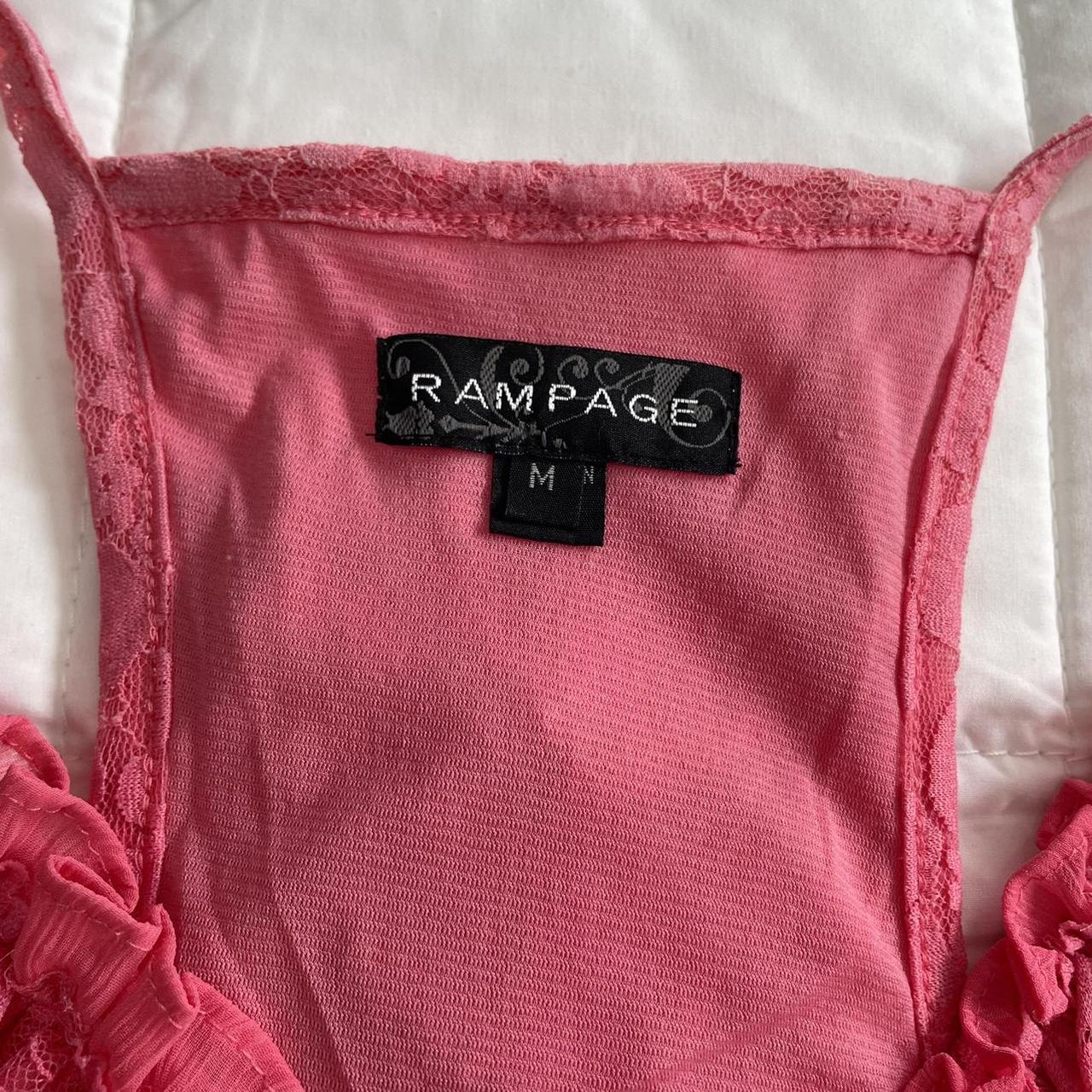 💗🐇 RAMPAGE Ruffle Laced Top🐇💗 - size M - front... - Depop
